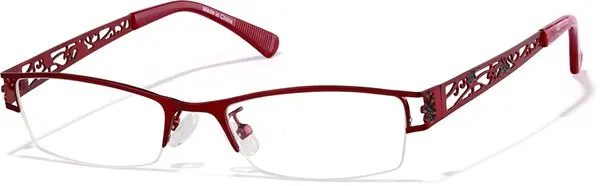 Zenni Rectangle Eyeglasses - Red