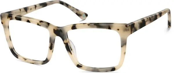 Zenni Square Full Rim Eyeglasses - Tortoiseshell
