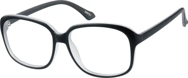 Zenni Full Rim Square Eyeglasses - Black