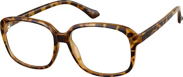 Zenni Full Rim Square Eyeglasses - Tortoiseshell