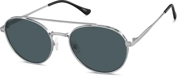 Zenni Round Full Rim Sunglasses - Gray
