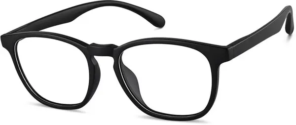 Zenni Classic Square Full Rim Frame - Black