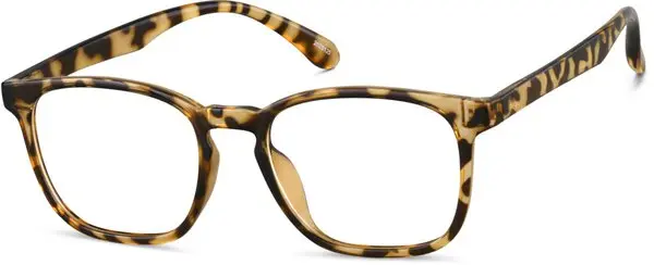 Zenni Classic Square Full Rim Frame - Tortoiseshell