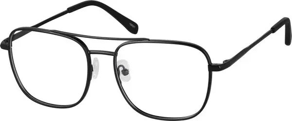 Zenni Aviator Full Rim Eyeglasses - Black