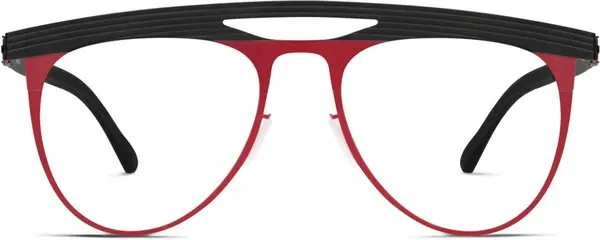 Zenni Aviator Eyeglasses - Crimson