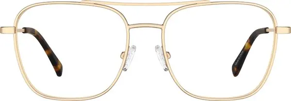 Zenni Aviator Full Rim Eyeglasses - Gold