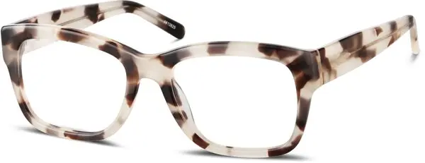 Zenni Square Full Rim Eyeglasses - Ivory Tortoiseshell