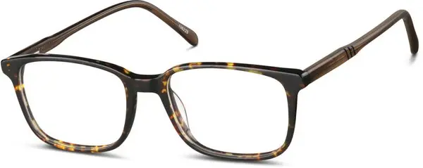 Zenni Square Full Rim Eyeglasses - Tortoiseshell