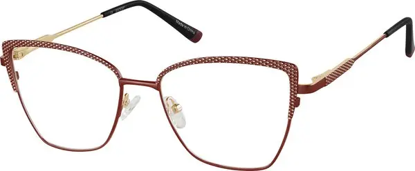 Zenni Cat-eye Full Rim Eyeglasses - Red