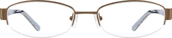 Zenni Oval Half-rim Eyeglasses
