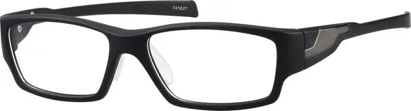 Zenni Rectangle Sports Glasses - Black