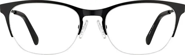 Zenni Browline Half-rim Stainless Steel Eyeglasses