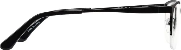 Zenni Browline Half-rim Stainless Steel Eyeglasses