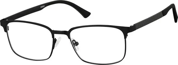 Zenni Browline Full Rim Eyeglasses - Black