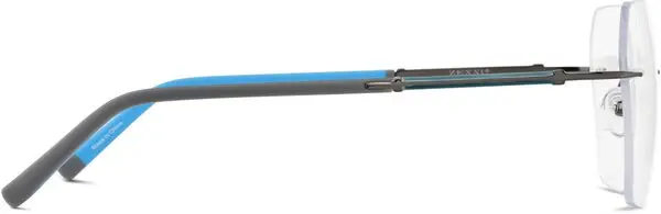 Zenni Geometric Rimless Titanium Frame