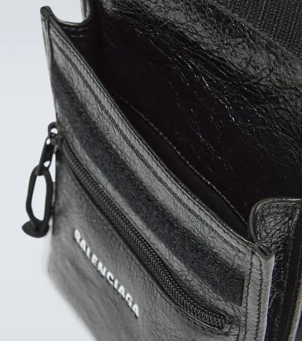 Balenciaga Explorer Leather Pouch