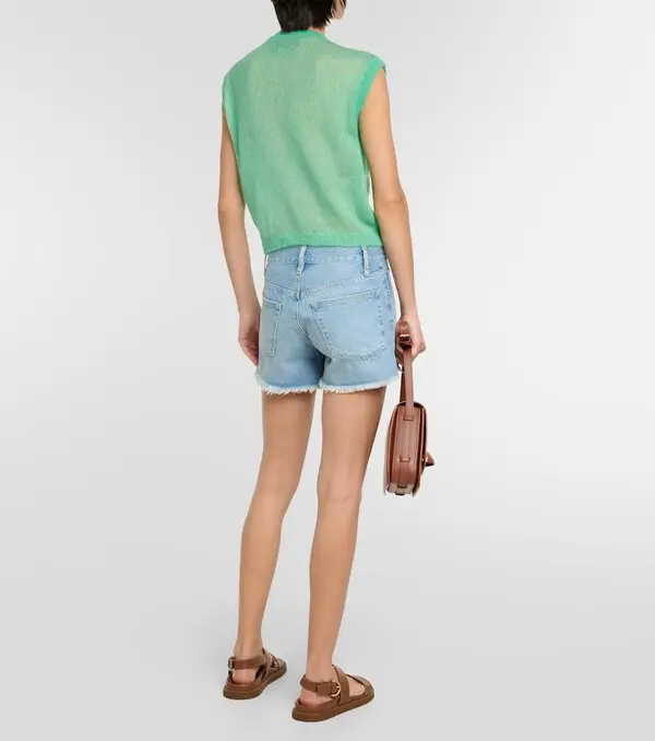 FRAME Le Super High Denim Shorts