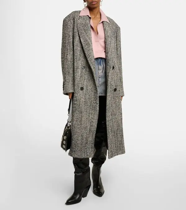 Isabel Marant Lojimiko Oversized Wool-blend Coat