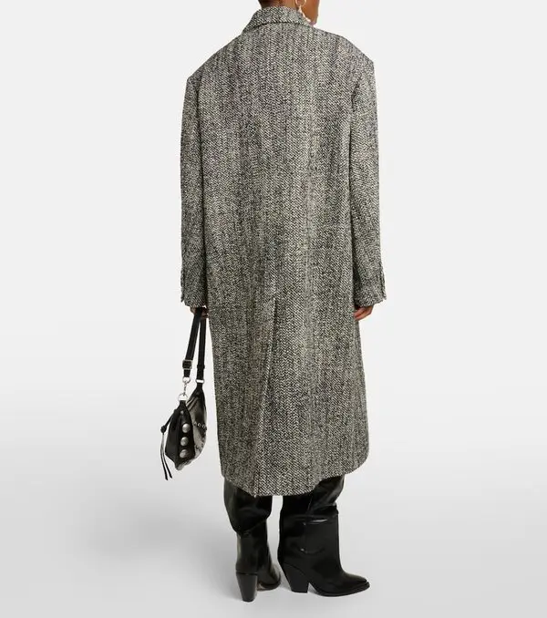 Isabel Marant Lojimiko Oversized Wool-blend Coat