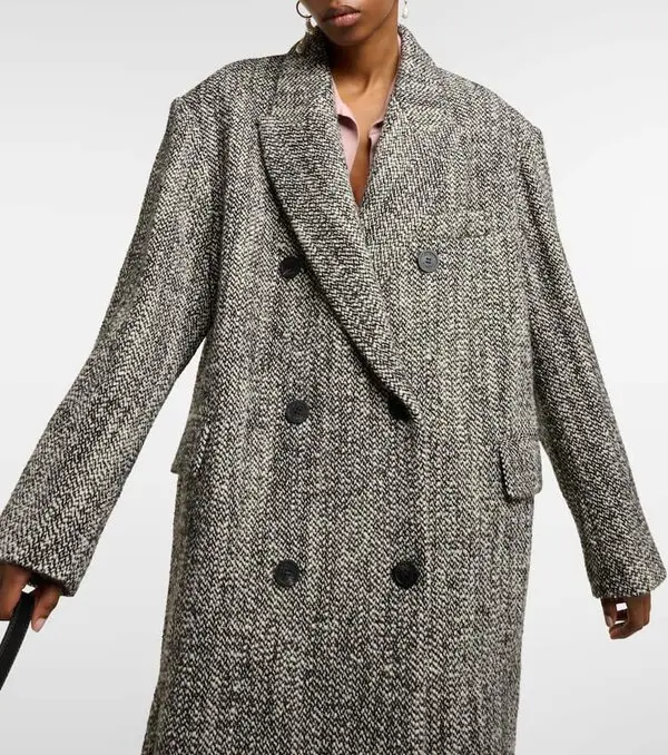 Isabel Marant Lojimiko Oversized Wool-blend Coat