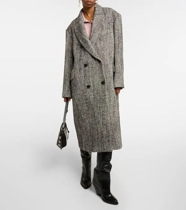 Isabel Marant Lojimiko Oversized Wool-blend Coat