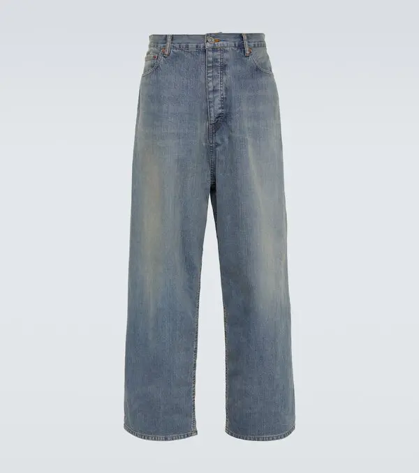 Balenciaga Wide-leg Jeans - Blue