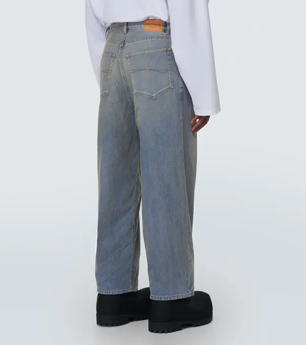 Balenciaga Wide-leg Jeans - Blue