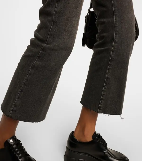 FRAME Le Crop Mini Boot High-rise Bootcut Jeans