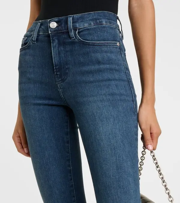 FRAME Le High Straight Long Jeans