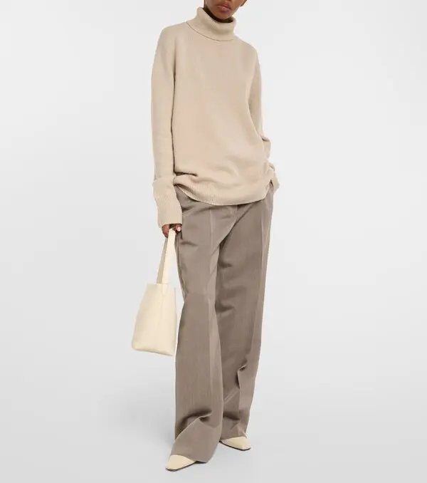 THE ROW Stepny Wool And Cashmere Turtleneck Sweater