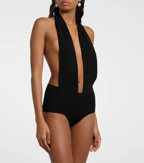 MONOT Mônot Halterneck Bodysuit