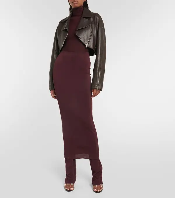 Alaïa Embellished Leather And Pu Sandals