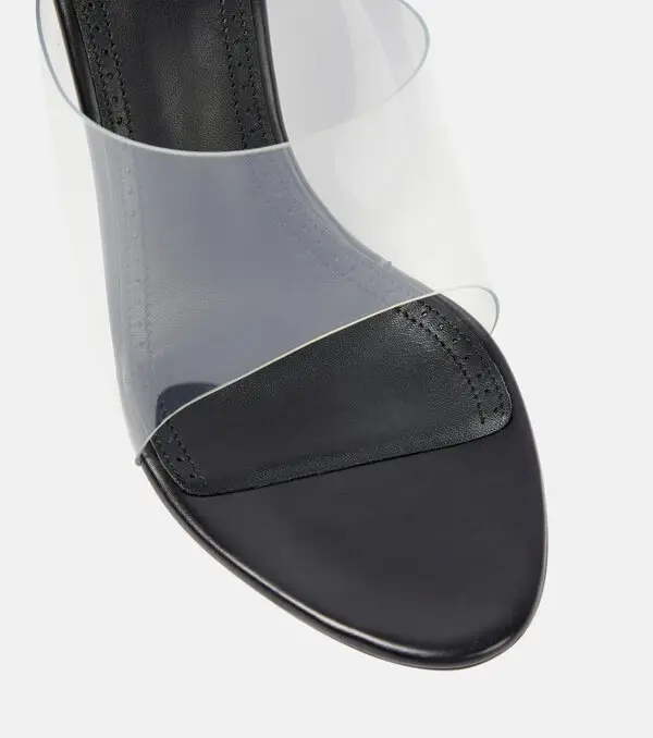 Alaïa Embellished Leather And Pu Sandals