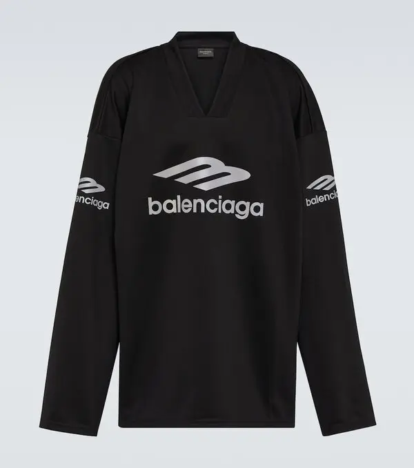 Balenciaga 3b Sports Icon Oversized Top