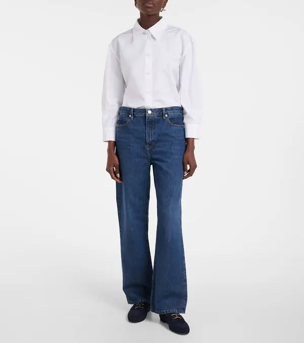 FRAME Le Jane Ankle High-rise Straight Jeans