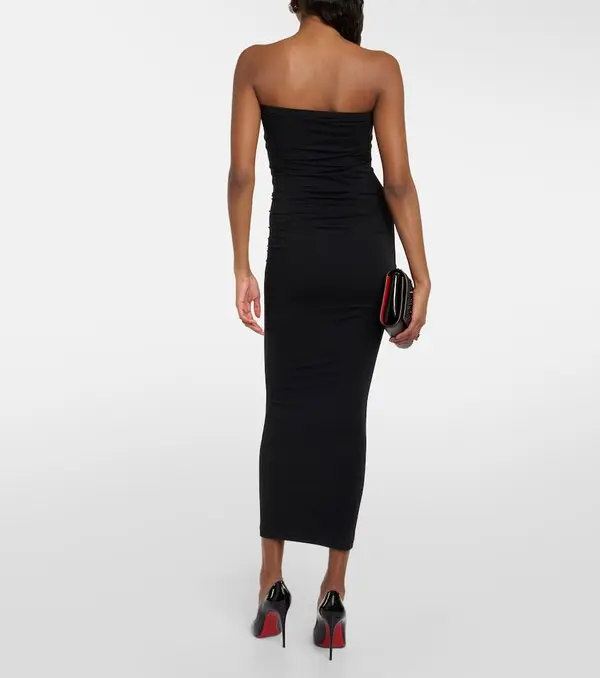 Wolford Fatal Strapless Jersey Maxi Dress