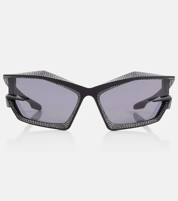 Givenchy Giv Cut Embellished Cat-eye Sunglasses - Black