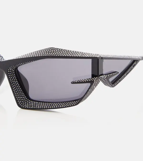 Givenchy Giv Cut Embellished Cat-eye Sunglasses