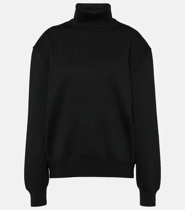 Alaïa Wool-blend Turtleneck Sweater