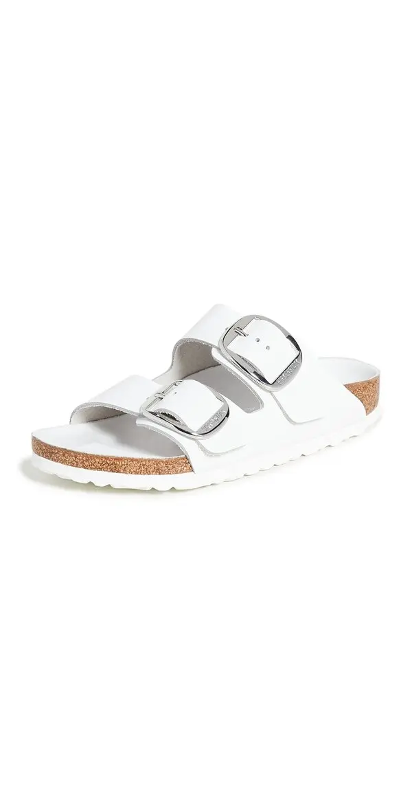 BIRKENSTOCK Arizona Big Buckle Sandals - White