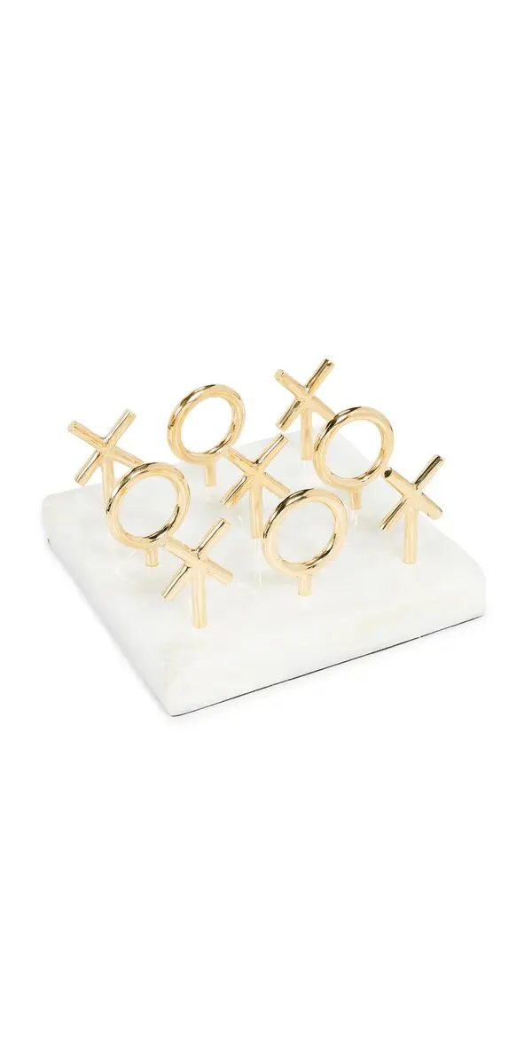 Jonathan Adler Brass Tic Tac Toe Game - One-color