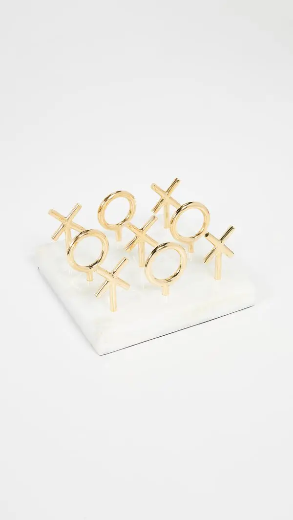 Jonathan Adler Brass Tic Tac Toe Game