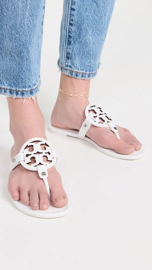 Tory Burch Miller Logo Sandals