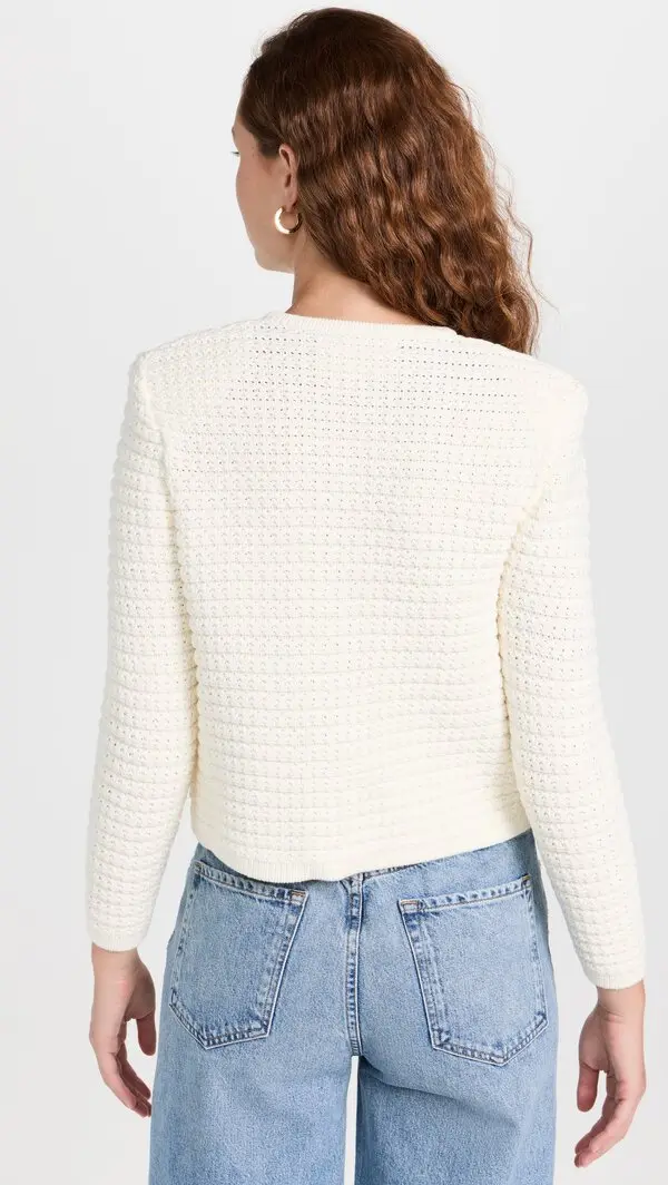 Ba&sh Gaspard Cardigan - Ecru