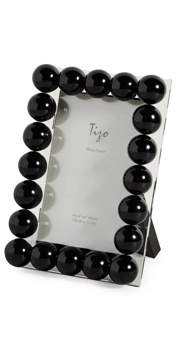 TIZO DESIGN Crystal Glass Ball Frame 4x6 - Black