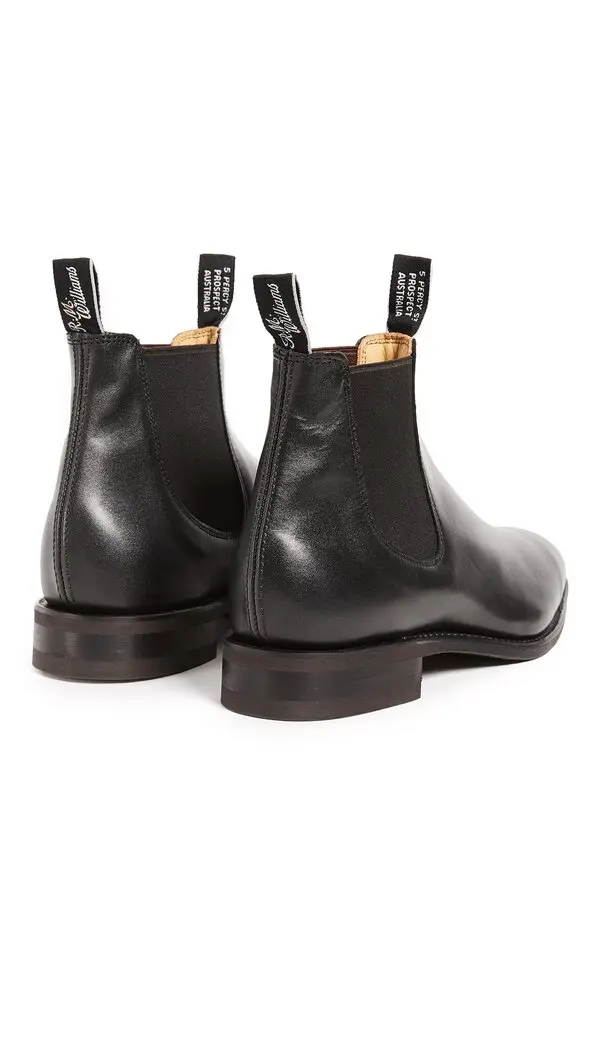 R.m. Williams Classic Leather Chelsea Boots - Black