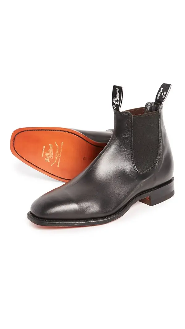 R.m. Williams Classic Leather Chelsea Boots - Black
