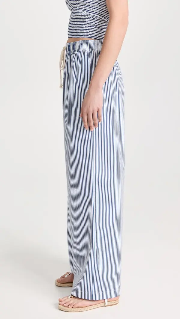 Donni. Striped Poplin Pants