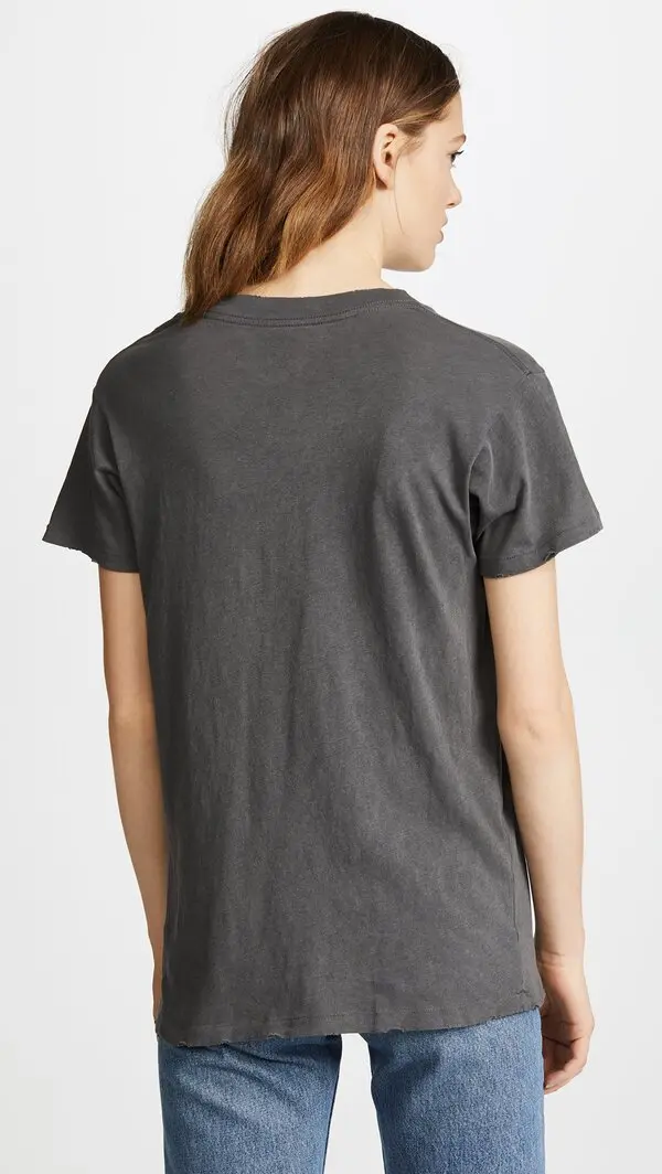 The Great. The Slim Tee - Washed Black
