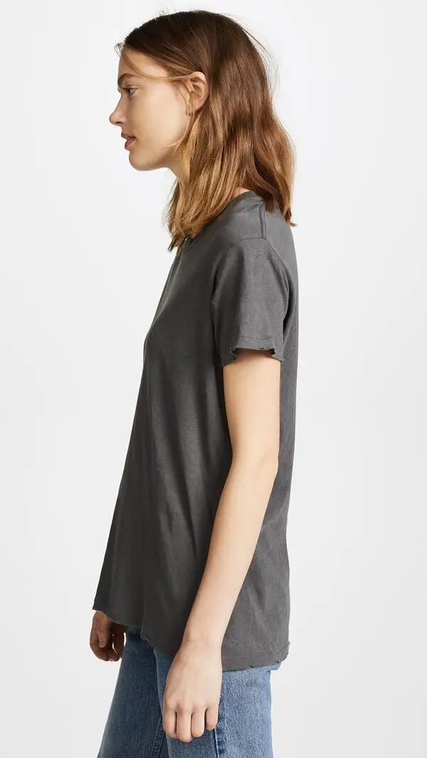 The Great. The Slim Tee - Washed Black